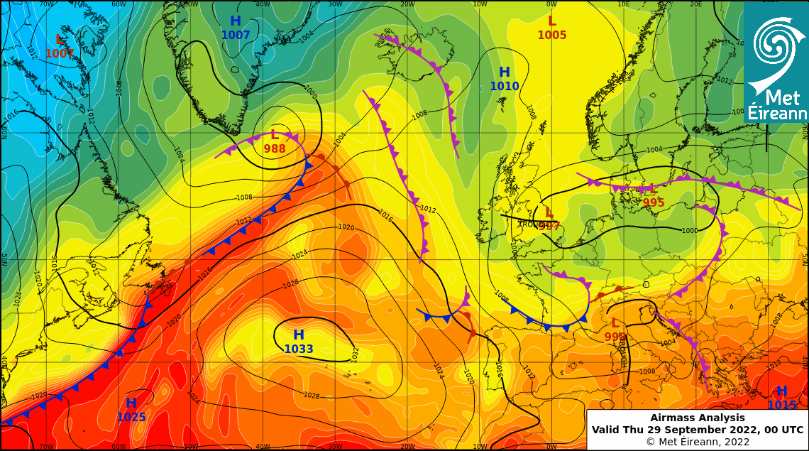 Surface Analysis Chart - Met Éireann - The Irish Meteorological Service