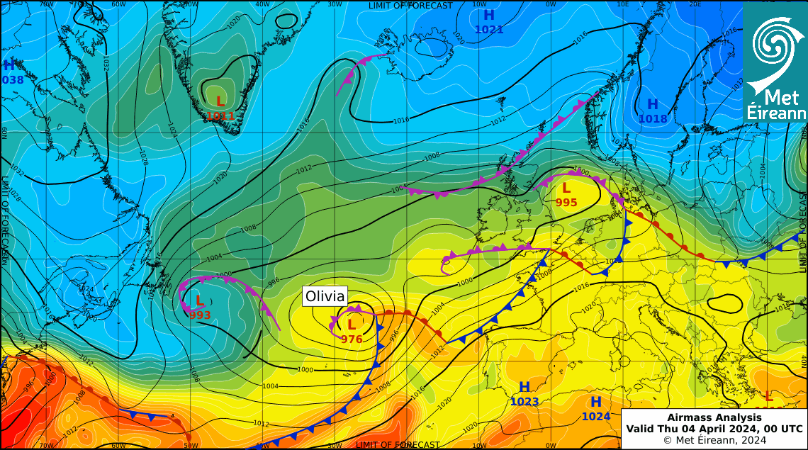Surface Analysis Chart - Met Éireann - The Irish Meteorological Service